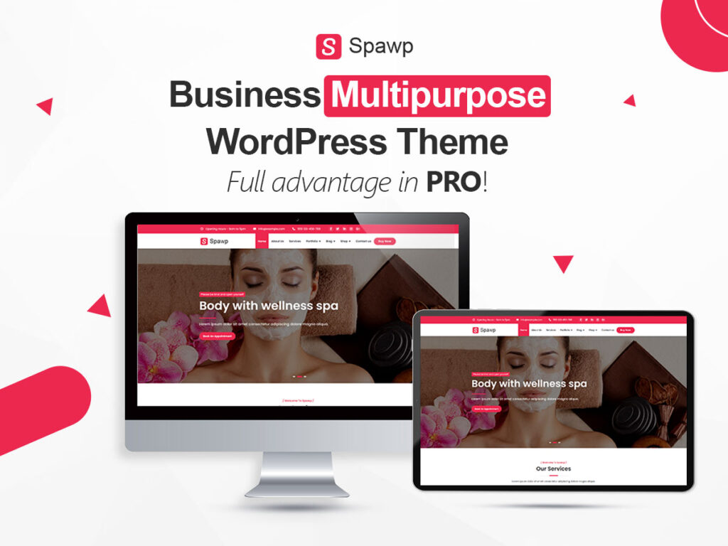 Spawp Pro | Beautiful & Clean design WordPress theme by Britetechs